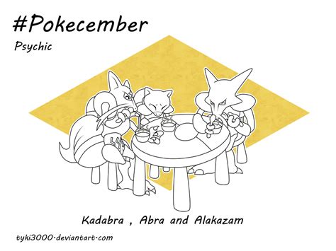 Kadabra Abra And Alakazam By Tyki3000 On Deviantart