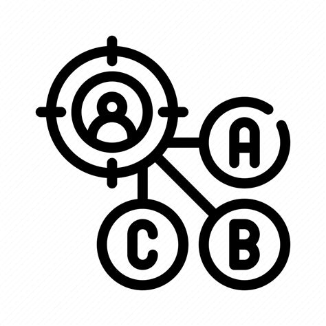Segmentation Target Audience Targeting Client Customer Icon