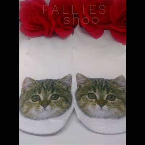 Cat Socks Cat Printed Socks 3d Cat Socks Animal Socks Cat Face