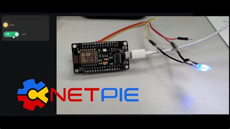 netpie 2020 and esp8266 ทดสอบ เปิดปิด led youtube