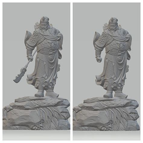 Guan Yu 3d Model 3d Printable Cgtrader