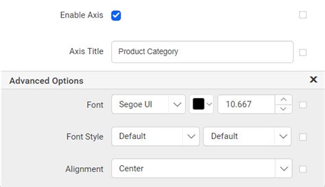 Chart Axis Bold Reports Standalone Report Designer