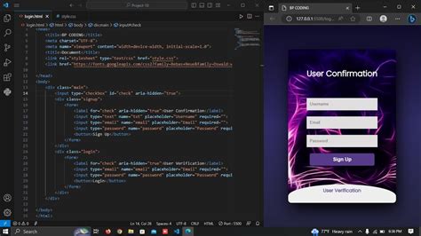 Part Make A Animated Login And Registration Form HTML CSS Part Powered By BP