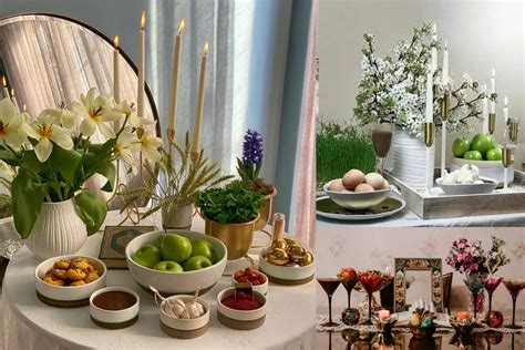 ایده چیدن سفره هفت سین نوروز 1403تصاویر