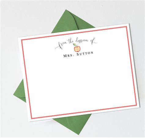 Personalized Teacher Notes Personalized Teacher Ts Etsy