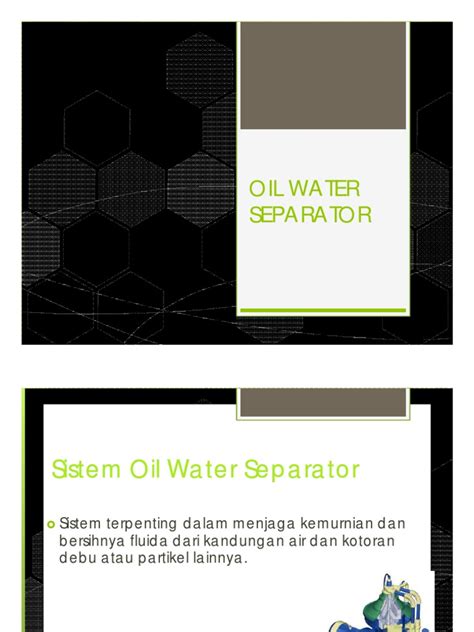 Oil Water Separator Pdf