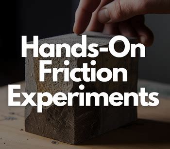 Quick Hands On Friction Lab By Exploration Science TPT