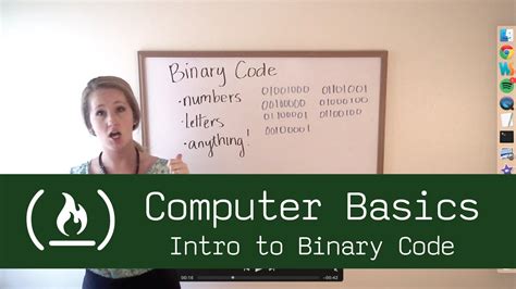 Computer Basics 3 Intro To Binary Code Youtube