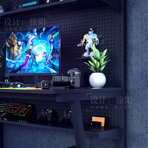 3d家用科技感一体电脑书桌徐阳加油 站酷zcool