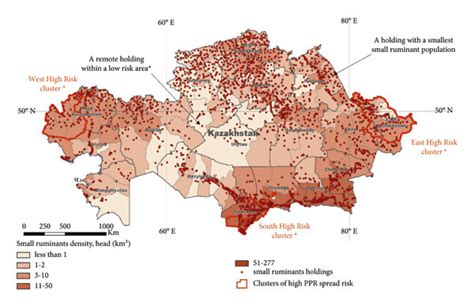 Small Ruminant Sr Population Density In The Republic Of Kazakhstan
