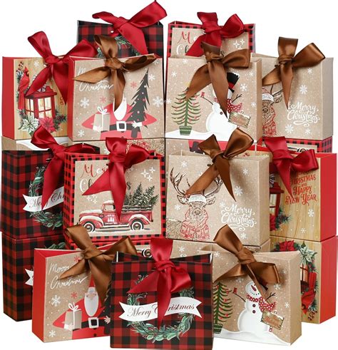 Nimbbex 24pack Mini Christmas T Bags 4 5×4×1 8 Inches