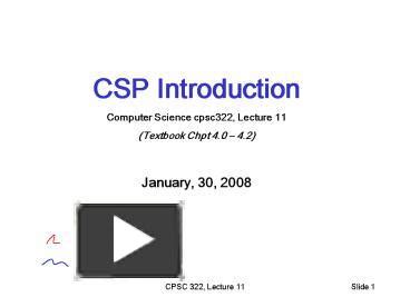 CSP Introduction Presentation Free To View