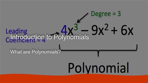 Introduction To Polynomials Pptx