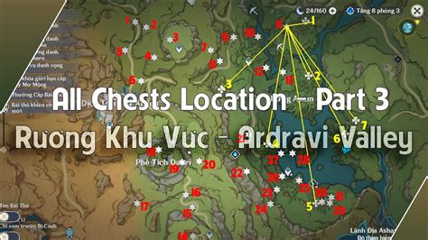 All Chests Location Sumeru Rương Khu Vực Sumeru Part 3 Ardravi Valley Youtube