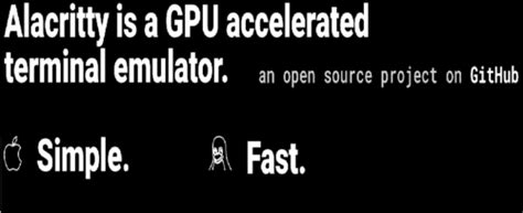 Alacritty A Gpu Accelerated Terminal Emulator