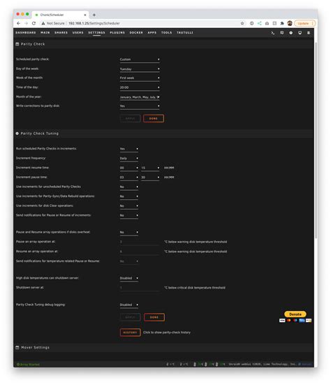Parity Tuning In Unraid Plugin Guides Reeltalk Forums