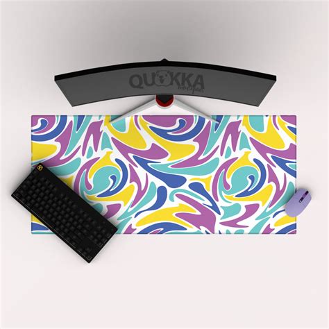 Colourful Blobs Mousepad Deskmat