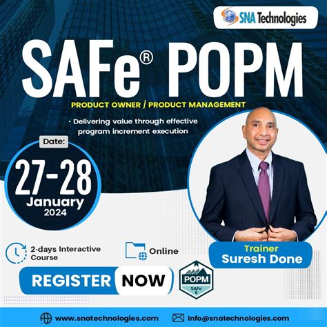 Snatechnologies Safetraining Safe6 Agilist Online Training Consulting Certification