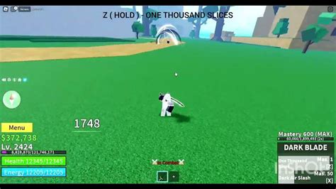 Dark Blade V3yoru V3 Showcase Blox Fruit Youtube