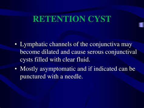 Conjunctival Retention Cyst