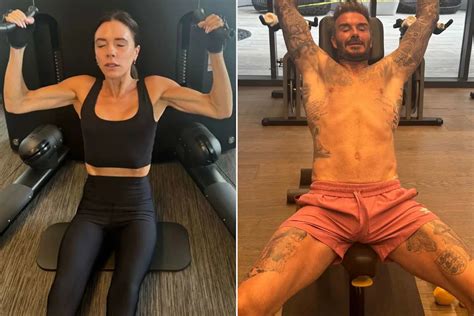 Victoria Beckham Posts Shirtless Gym Thirst Trap Of Husband David — And