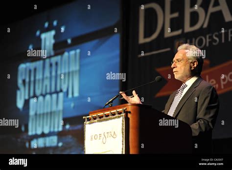 Wolf Blitzer Anchor Of Cnns The Situation Room Speaking At Hofstra