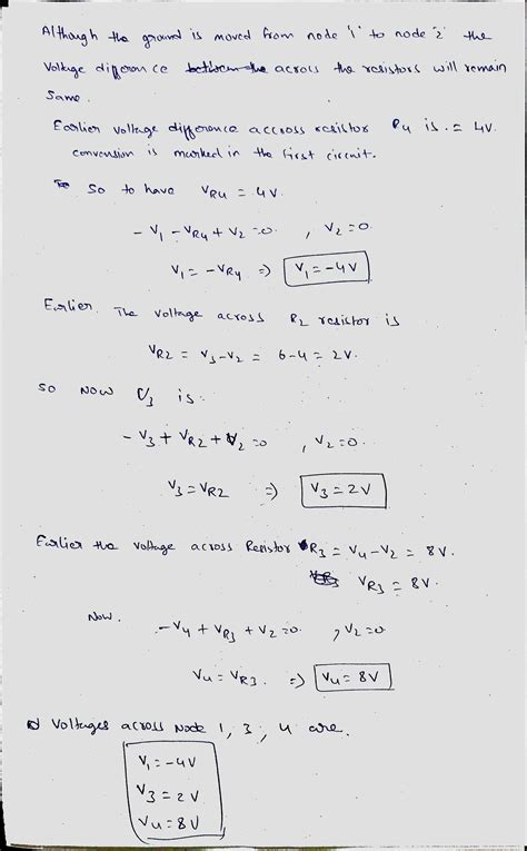 Solved For The Circuit Below A Identify And Label All Distinct Nodes Course Hero