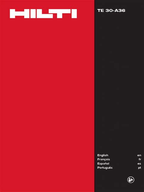 Operating Instruction Te 30 A36 02 Es Us Operating Instruction Pub 5130116 000 Pdf Enchufes