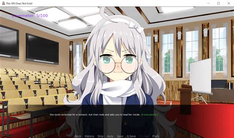 Pictures From This Visual Novel Does Not Exist A Simple Dating Sim