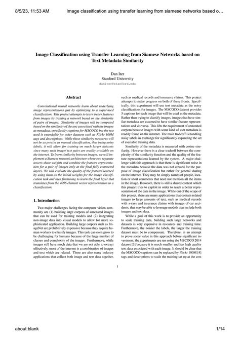 Solution Image Classification Using Transfer Learning From Siamese
