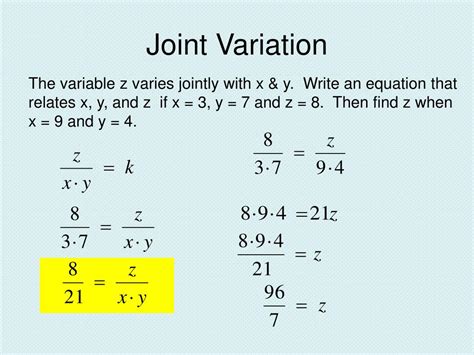 PPT 9 1 Inverse Joint Variation PowerPoint Presentation Free Download ID 5762035