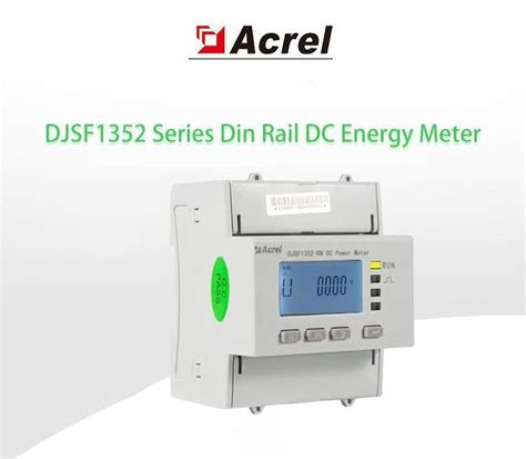 Acrel Djsf DIN Rail EV Energy Meter For DC Charging Station With Measuring Channels For EV
