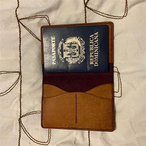 Passport Case Pattern Leather Diy Pdf Download Passport Case Template Etsy