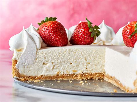 No Bake Cheesecake Recipe Learn Like A Pro Birthday Stock
