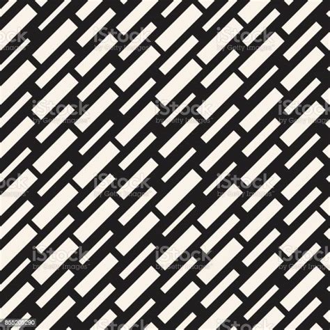 흑인과 백인 불규칙 한 파선 패턴입니다 현대 추상 벡터 원활한 배경입니다 혼란 사각형 줄무늬 모자이크 0명에 대한 스톡 벡터