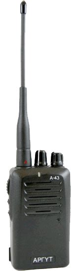 Портативная радиостанция АРГУТ А-43. Технические характеристики ...