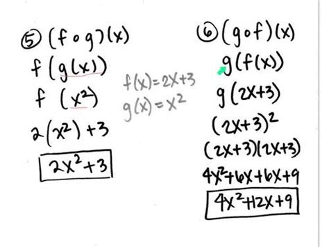 Video Function Operations Algebra PreCalculus By Elli S TpT