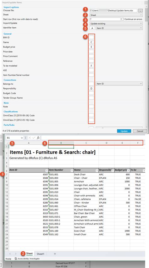 introduction import update with excel file