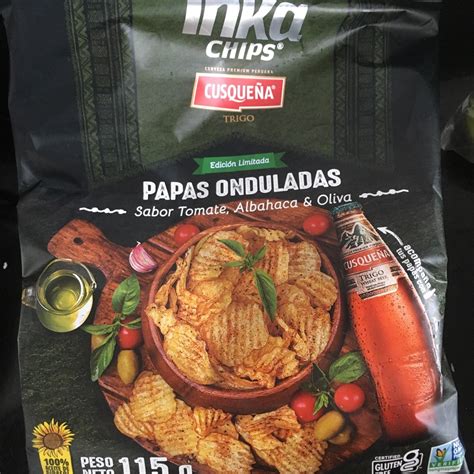 Inka Chips Papas Onduladas Tomate Albahaca Y Aceite De Oliva Reviews Abillion