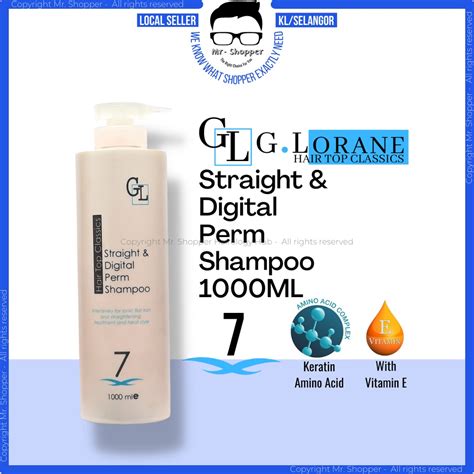 G Lorane Straight And Digital Perm Shampoo With Keratin Amino Acid For Rebonding And Digital Hair