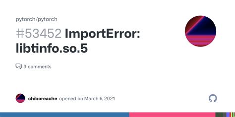 Importerror Libtinfo So Issue Pytorch Pytorch Github