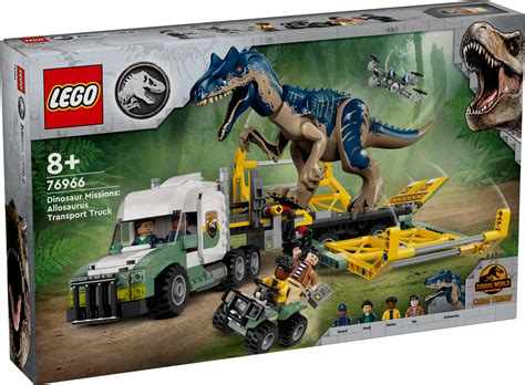 Lego Jurassic World 76966 Dinosaur Missions Allosaurus Transport Truck