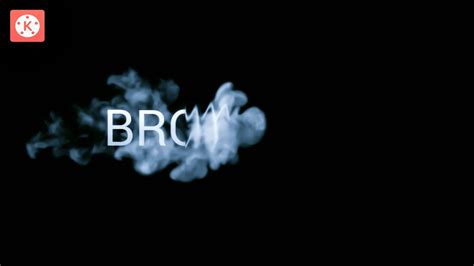How To Make Smoke Text Reveal Animation Intro In Kinemaster By Android Editing YouTube