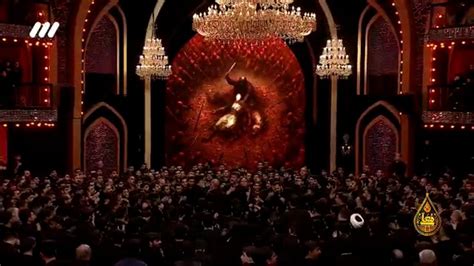 عزاداری پرشور سوگواران حسینی در جلسه مداحی حاج محمود کریمی در محرم ۱۴۰۴