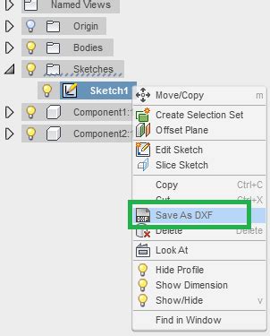 Fusion Help How To Export A Fusion Design To A DWG Or DXF File Autodesk