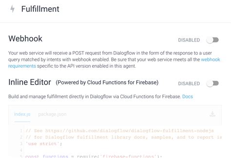 Hands On H Dialogflow Fulfilment Firebase Inline Editor By Wolke林建宏 Wolkesau Medium