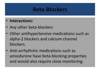 Beta Blockers PPTX