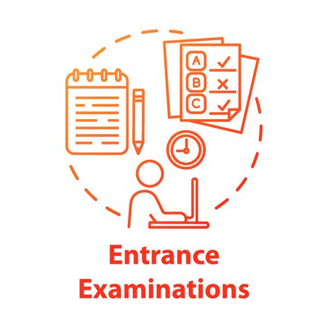 Entrance Examination Concept Icon Entry Exam Passing Test Fight For