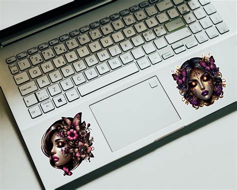 Bronze Butterfly Lady Stickers Floral Portrait Png Svg Bundle Digital