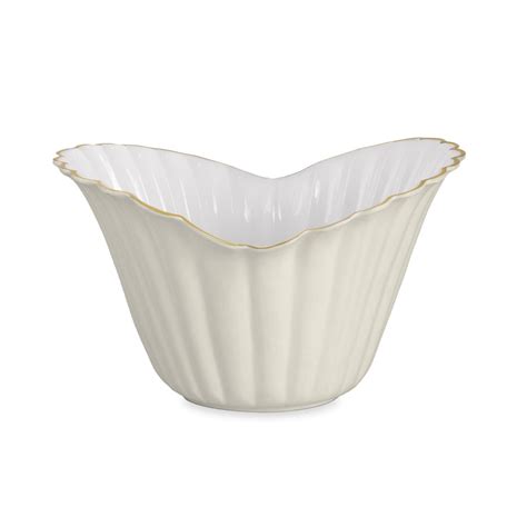 Encanto Vienna Large Ice Bucket Cream White Bone And Brass Bone